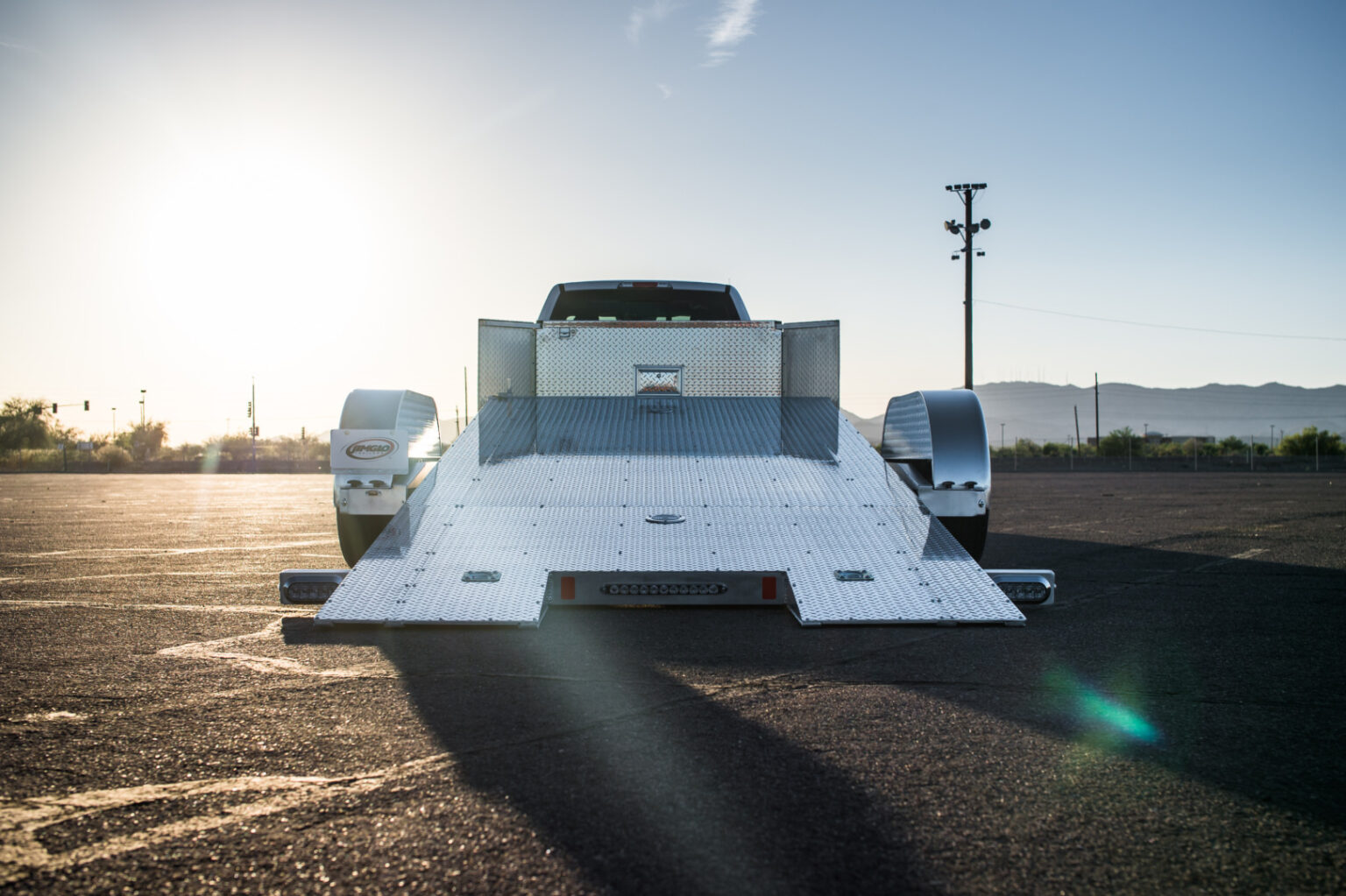 NO RAMPS - Open Car Trailer that is Simple and Easy to Load
