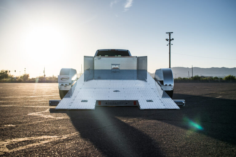 NO RAMPS - Open Car Trailer that is Simple and Easy to Load