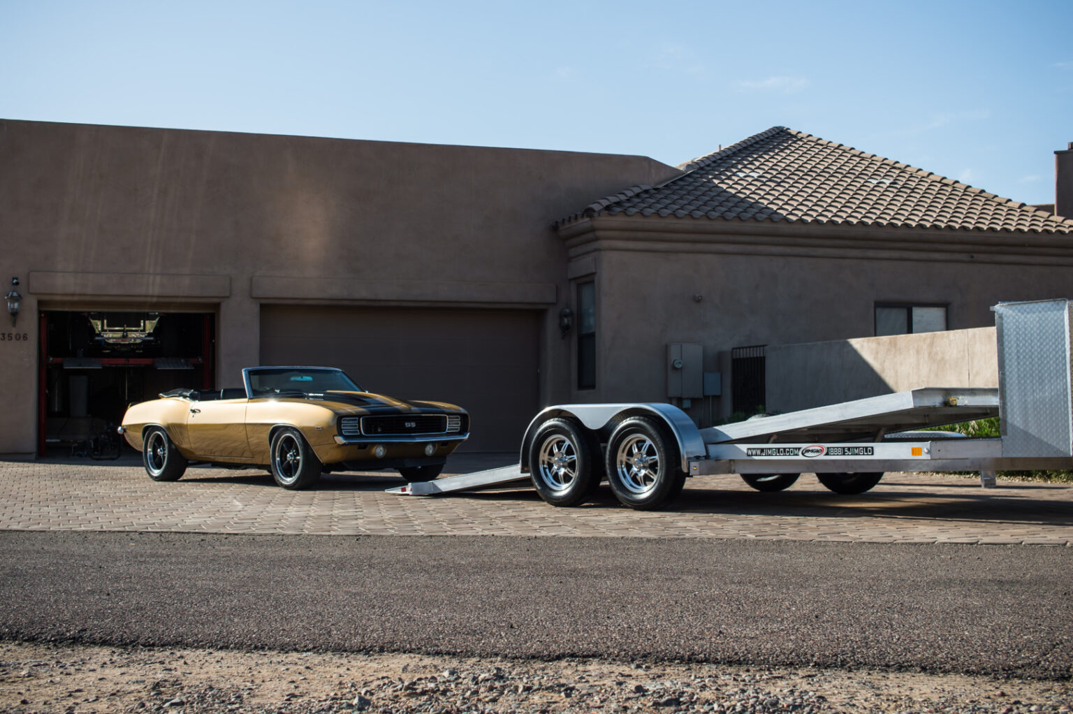 NO RAMPS - Open Car Trailer that is Simple and Easy to Load